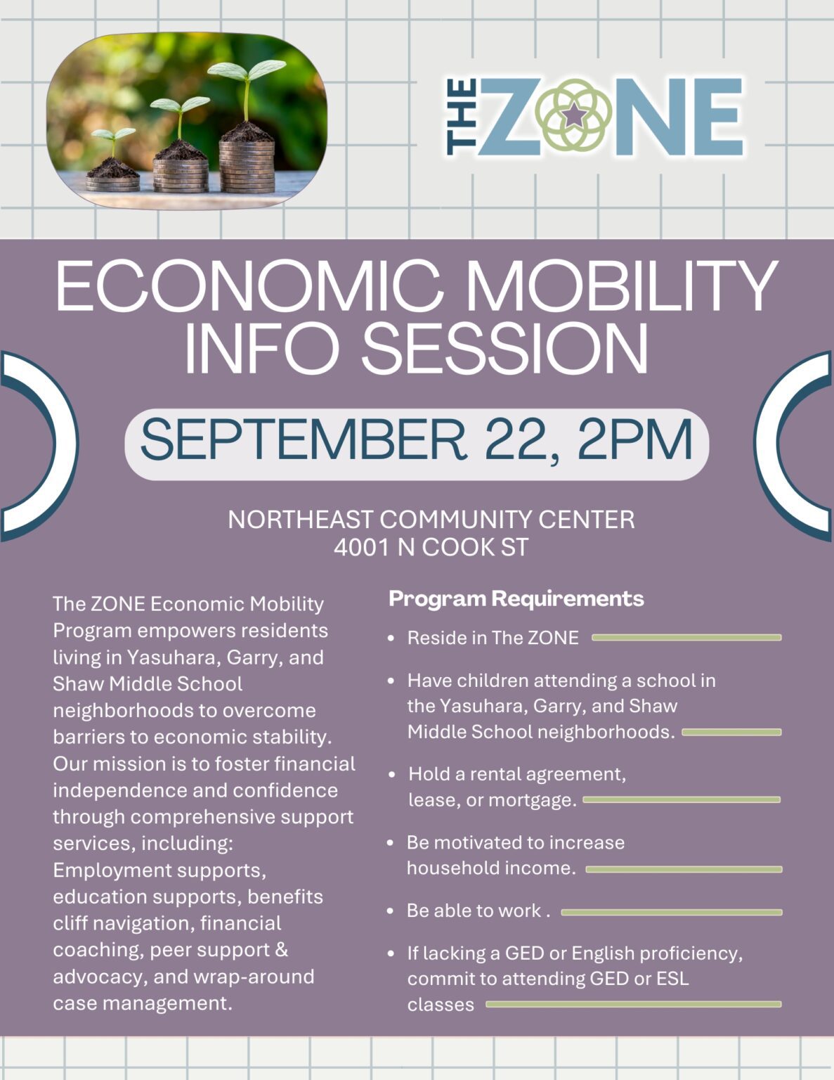 Economic Mobility Program - The ZONE Spokane
